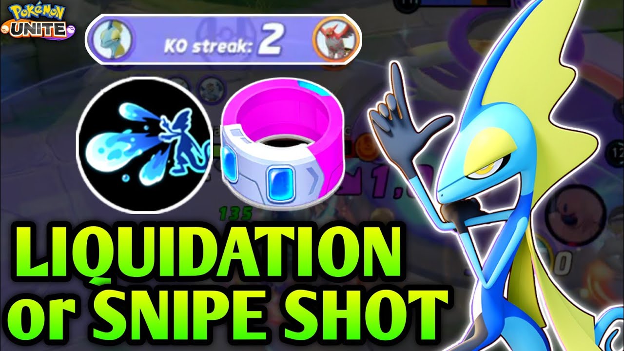 LIQUIDATION INTELEON is better than SNIPE SHOT 🤔 Pokemon Unite ...