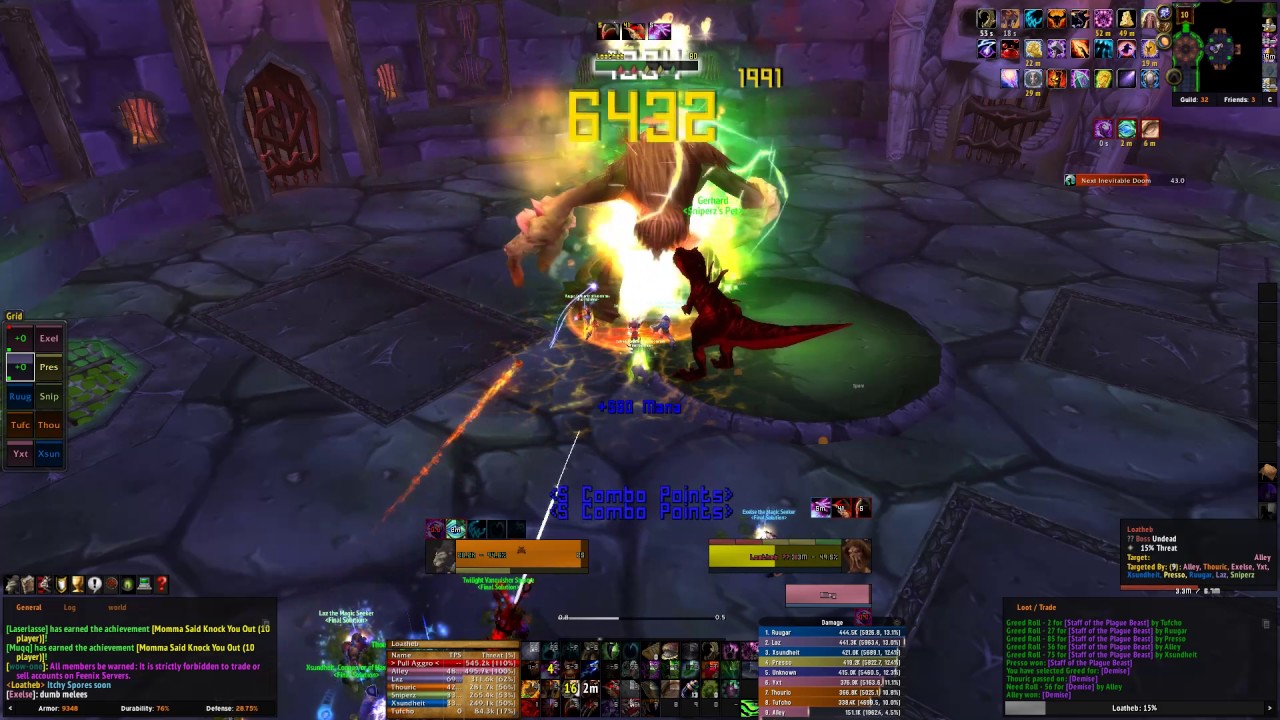 Naxx 10 feral PoV - Feenix wow - YouTube