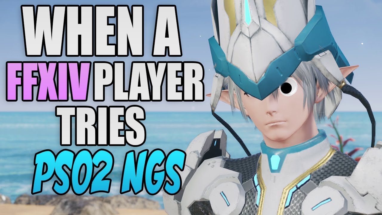 When A FFXIV Player Tries PSO2 New Genesis - YouTube