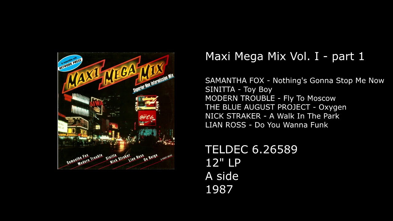 Maxi Mega Mix Vol. I - part 1 - 1987 - YouTube