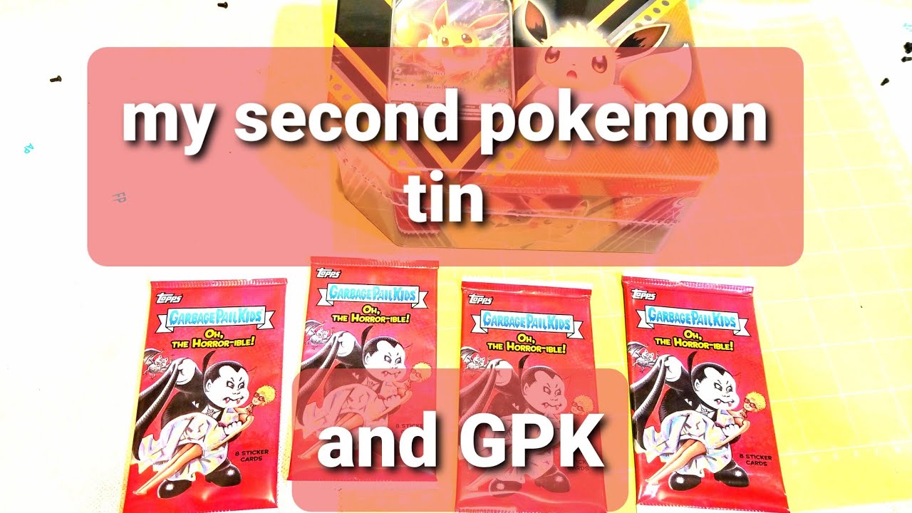second pokemon tin and GPK - YouTube