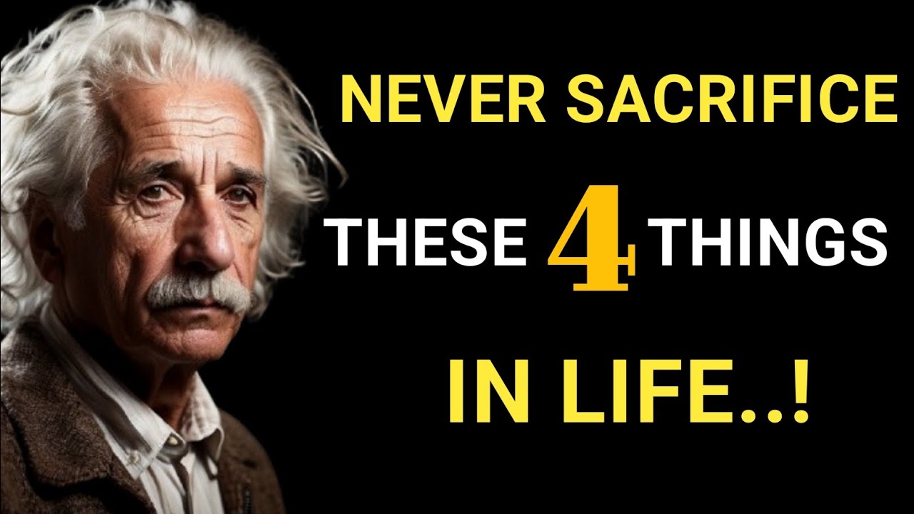 Never Sacrifice Four Things In Life | Psychology Quotes | Motivation ...