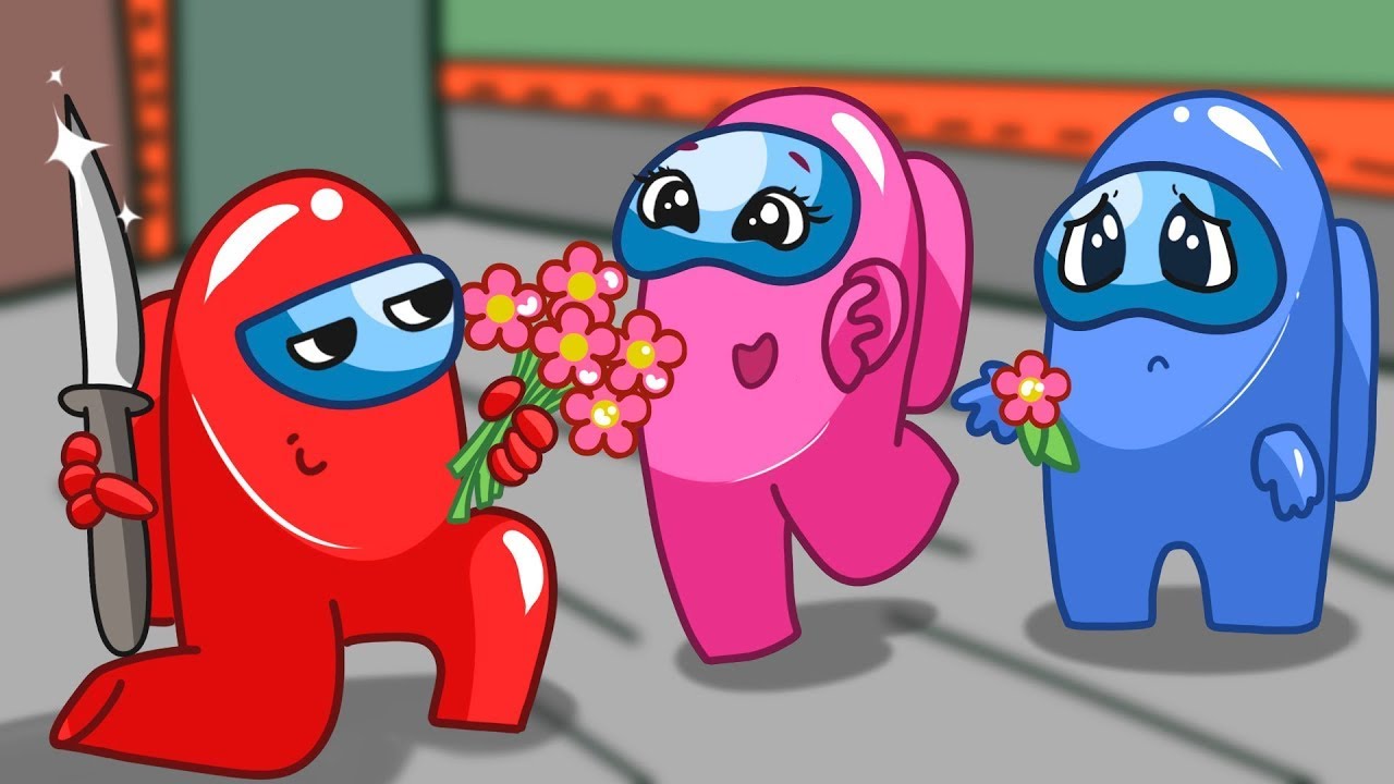 #AMONG US TOP FUNNY MOVEMENT'S SNOWBALL AND SANDY'S LOVE STORY. 🤣🤣 ...