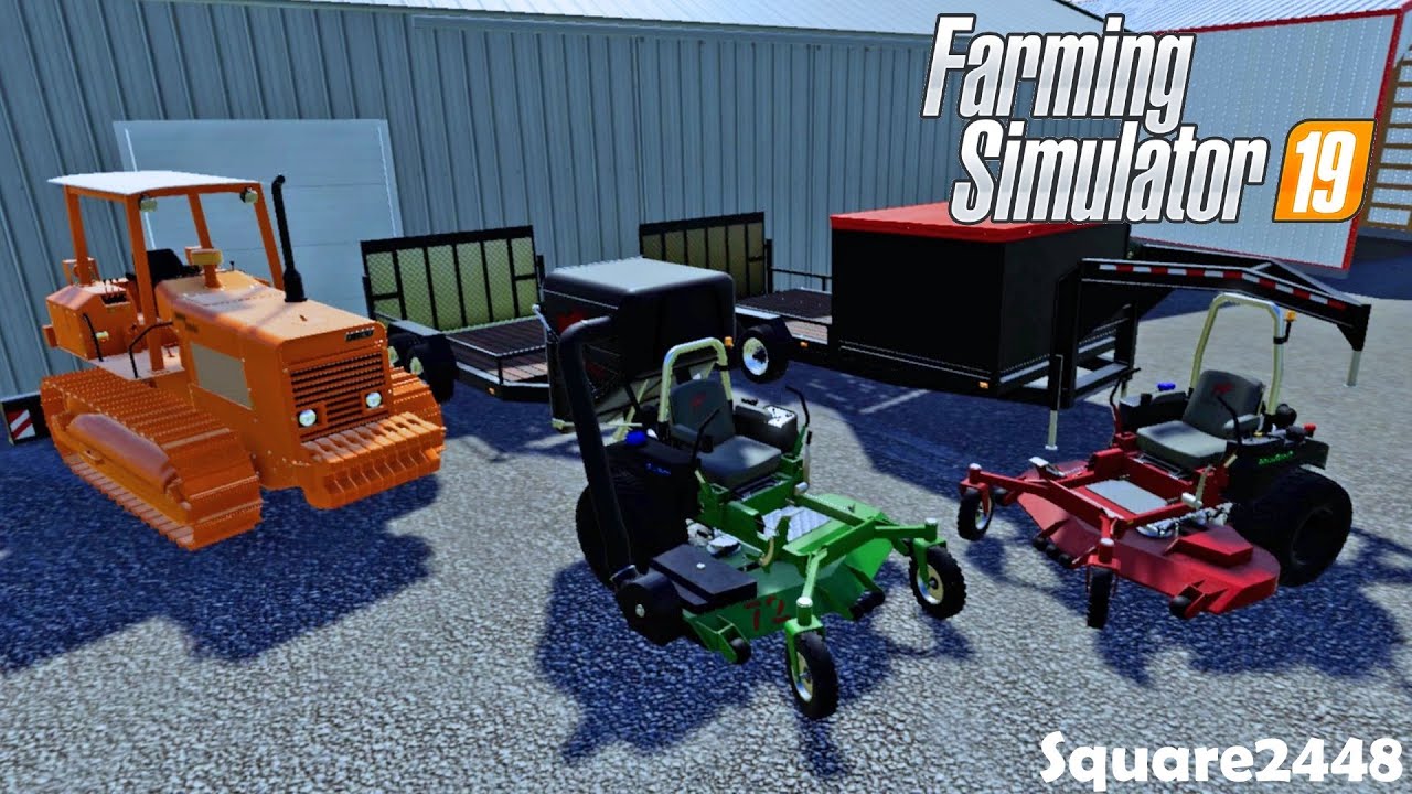 NEW Zero Turn Mowers & Trailers Arrive! | 30 Year Old Dozer | Xbox One ...