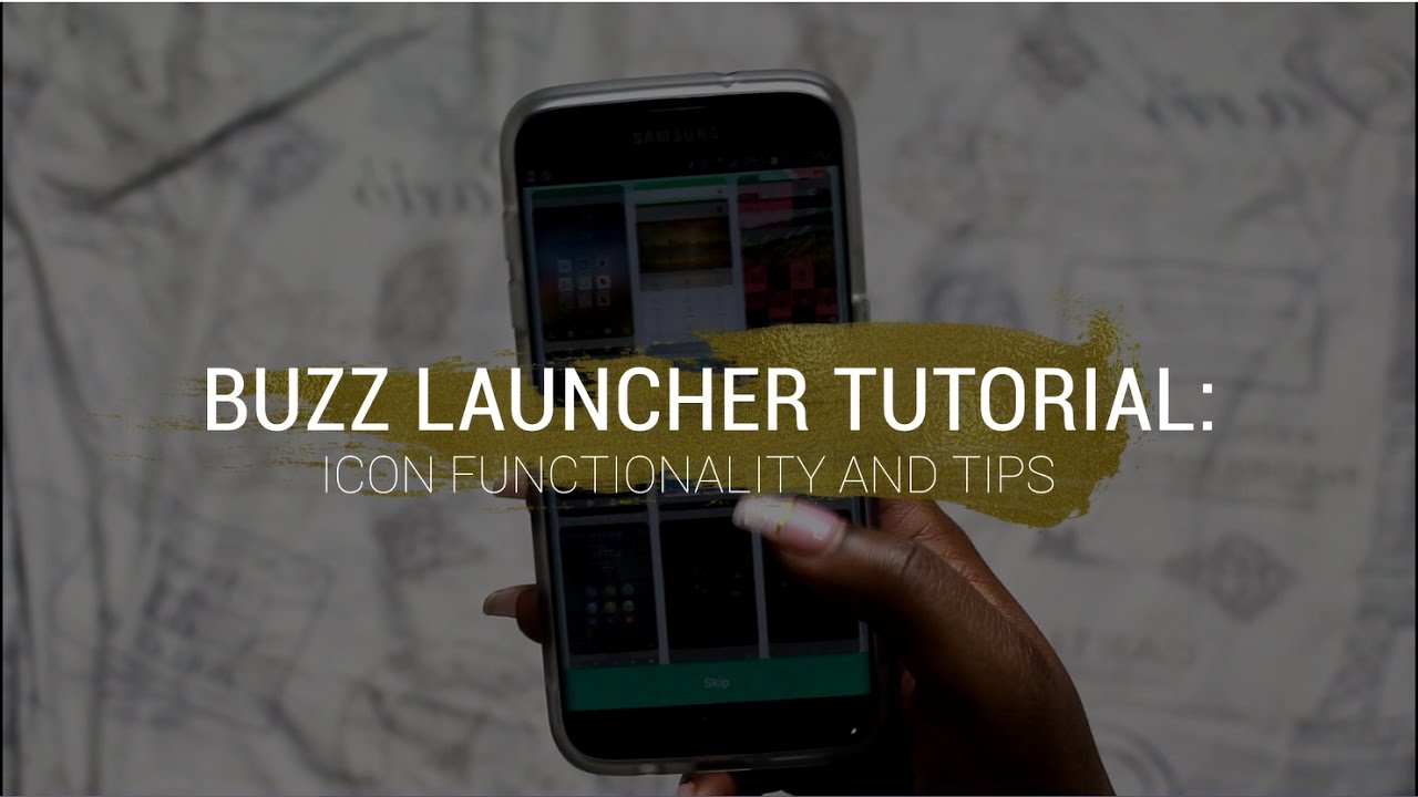 How to Use Buzz Launcher Tutorial (Part 4) – Icons and Tips // TECH ...