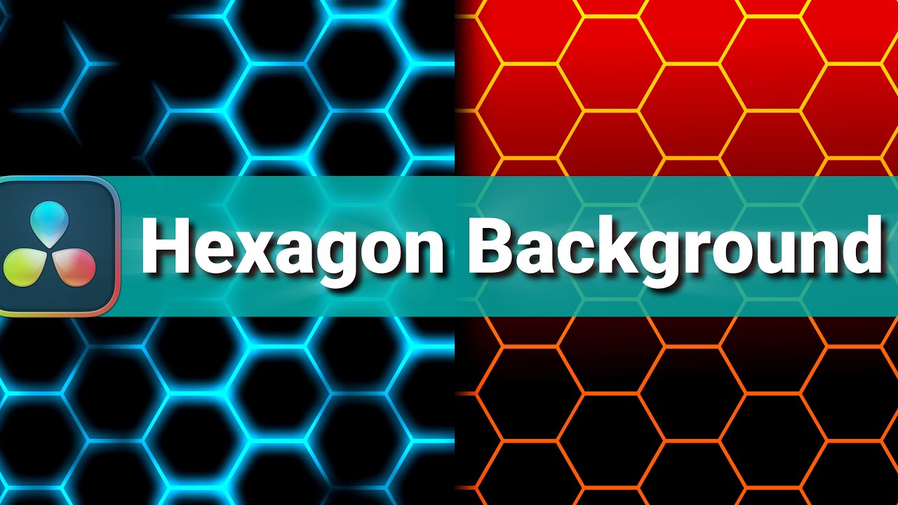 How to Build Hexagon Honeycomb Background Patterns in DaVinci Resolve ...