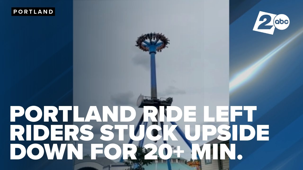 Ride malfunction at Oaks Amusement Park leaves guests hanging upside ...