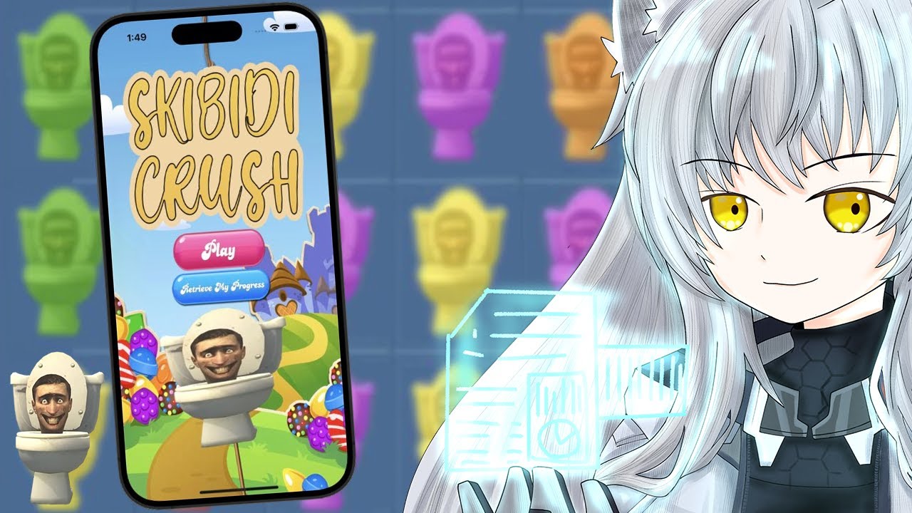 Making Skibidi Toilet Candy Crush! Part 2! Extra Skibidi With a Side of ...