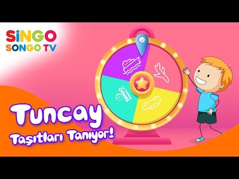 TUNCAY Taşıtları Tanıyor 🚗✈️ – SingoSongo TV I İsme Özel Çocuk Şarkıları 🎵