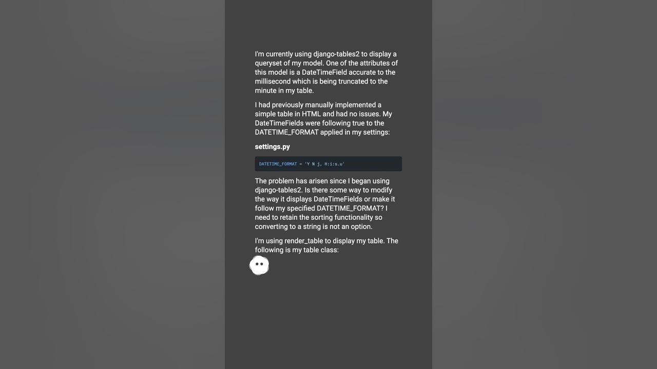 Modifying display format of DateTimes in django-tables2 #shorts - YouTube