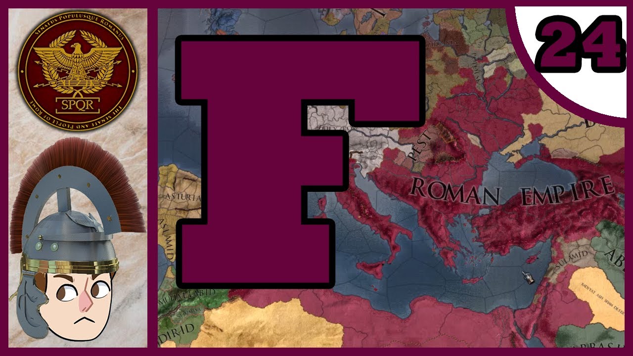 CK2: Holy Fury - SPQR #24 - Big F For Immortality - YouTube