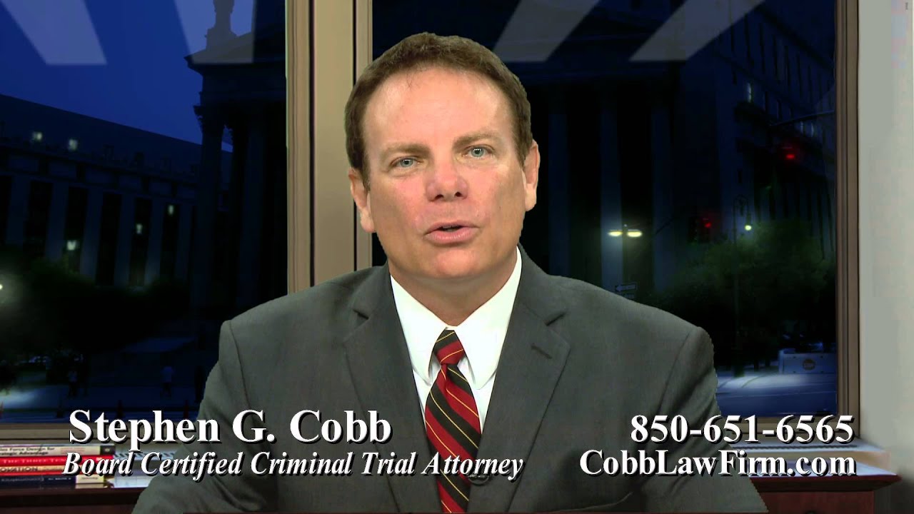 Florida Criminal Law Experts: Stephen G. Cobb, BCS - YouTube