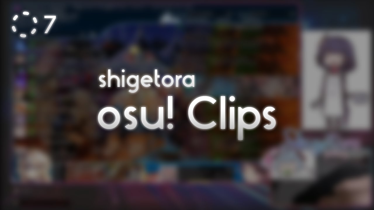 shigetora osu! Clips 7 - YouTube