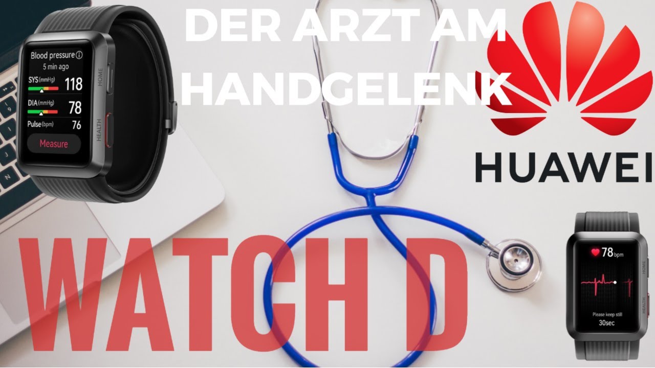 Huawei WATCH D der Arzt am Handgelenk! - YouTube