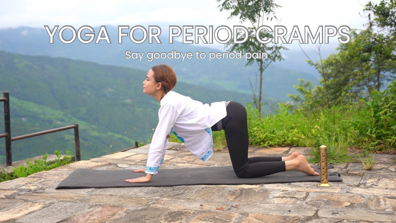 Yoga for Period Pain || 5 Easy and Relaxing Poses for Menstrual Cramps ...