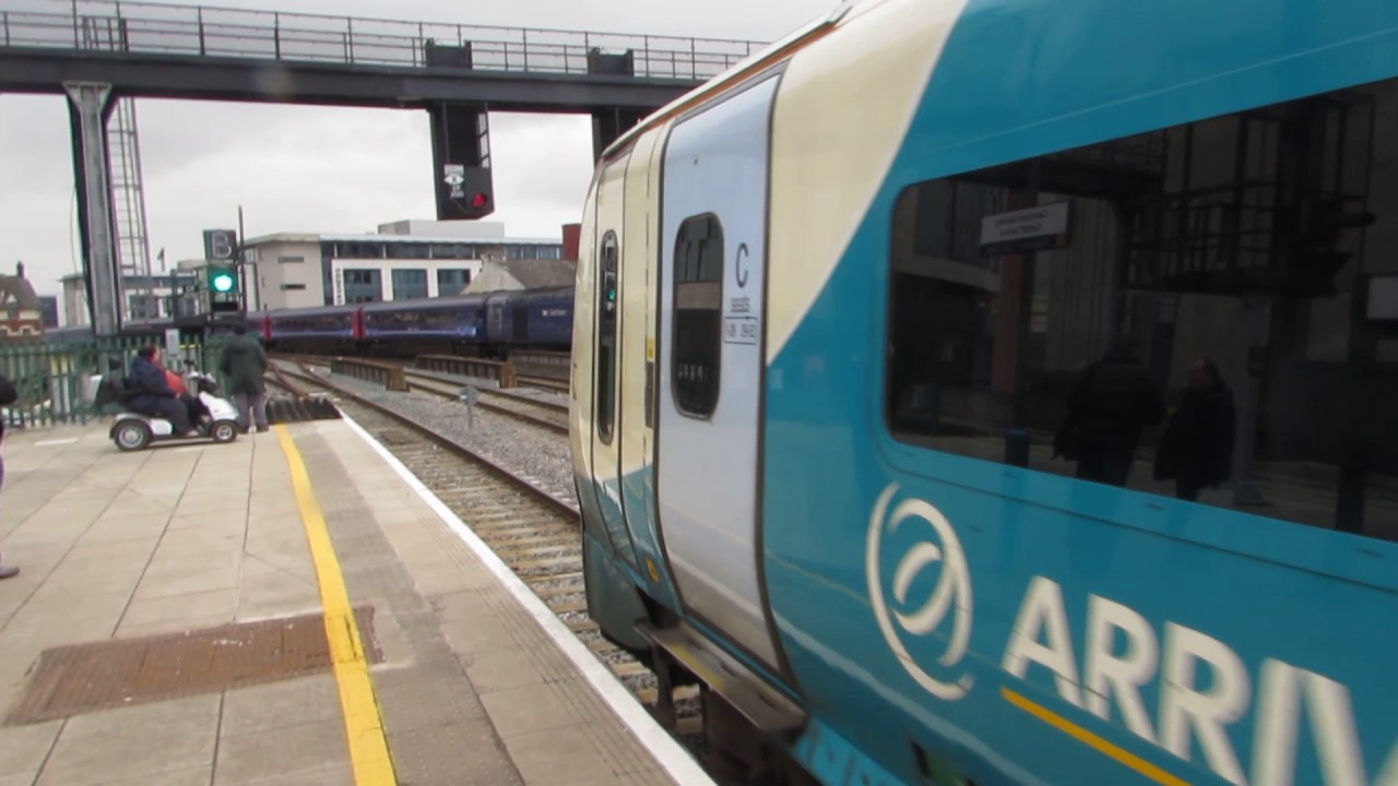 Arriva Trains Wales Class 175109 Departure Cardiff Central for Holyhead ...