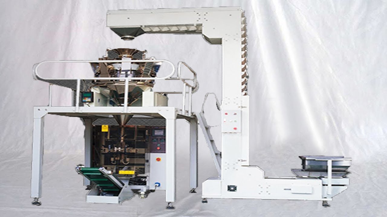 VFFS granules bagging machine with scale weighing system &How to ...