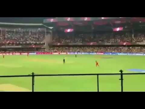 | RCB vs CSK 2019 Last ball Drama live from Stadium | CSK Need 1 Ball 2 ...