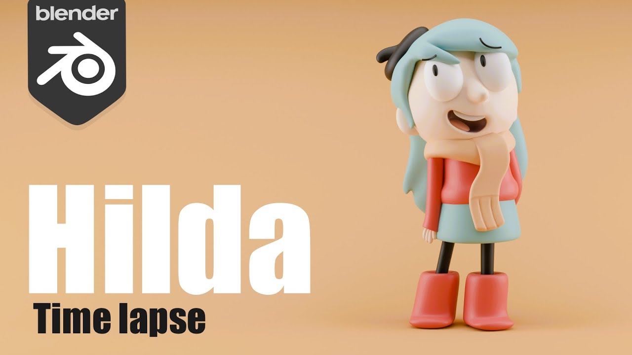 Modelado de personaje 3D Hilda | Blender 4.1 - YouTube