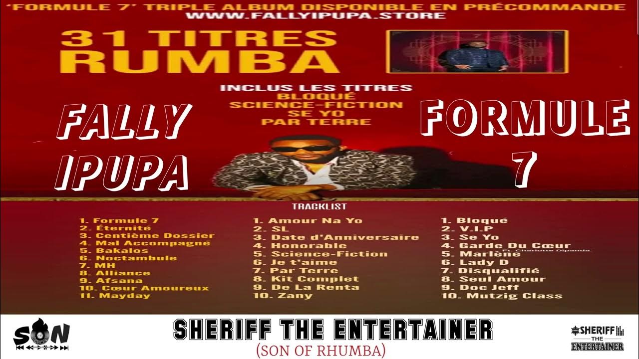 SLOW RHUMBA FT FALLY IPUPA 🔥FORMULE 7 ALBUM 🦅2023 MIX -SHERIFF THE ENTERTAINER - YouTube