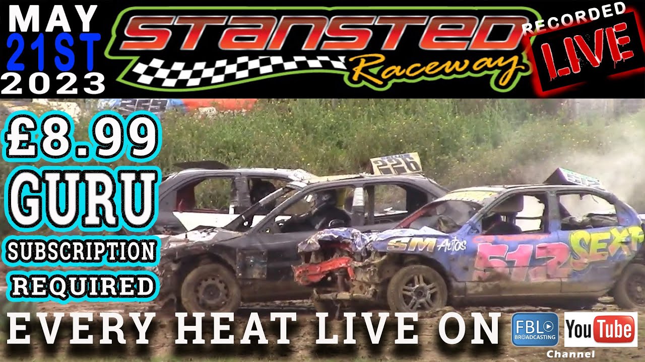 Stansted Raceway Banger Racing UK Meet 21st May 2023. Stock Car. Full ...