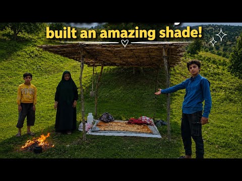 Homeless people built an amazing canopy for their shelter🔥🏖