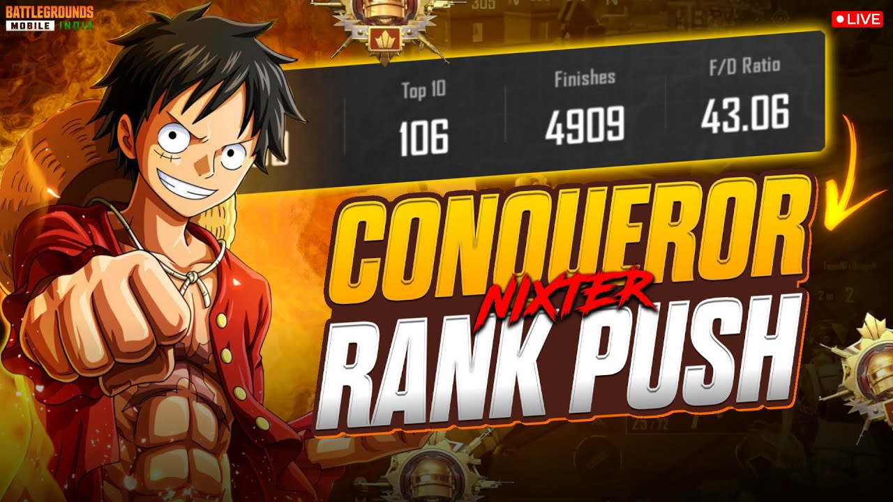 BGMI Live - Rank Push And Fun - YouTube