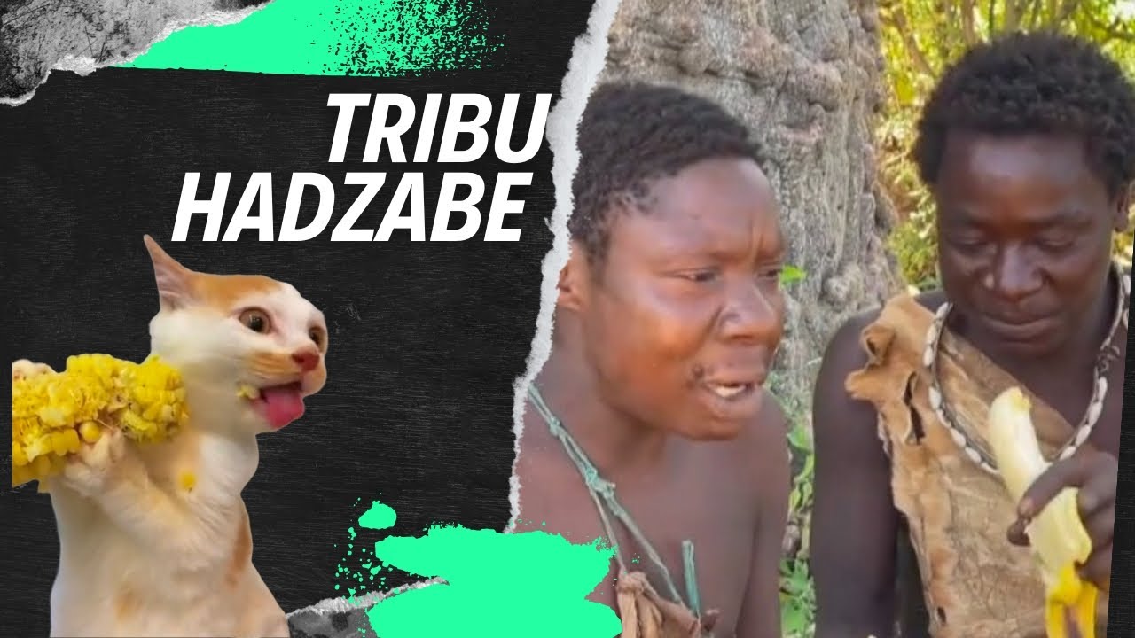 Hadzabe tribe eating banana | África tribes culture - YouTube