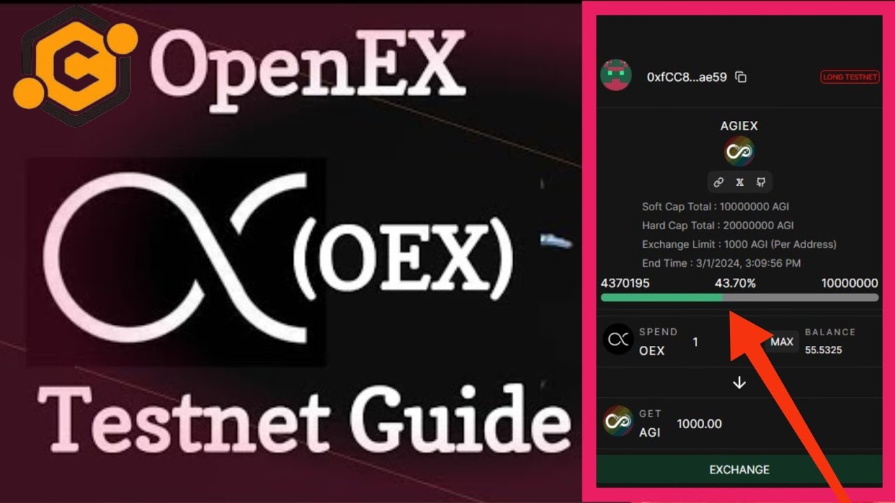 OpenEX TestNet Airdrop | Agiex Token TestNet | #OpenEX_OEX #Satoshi ...