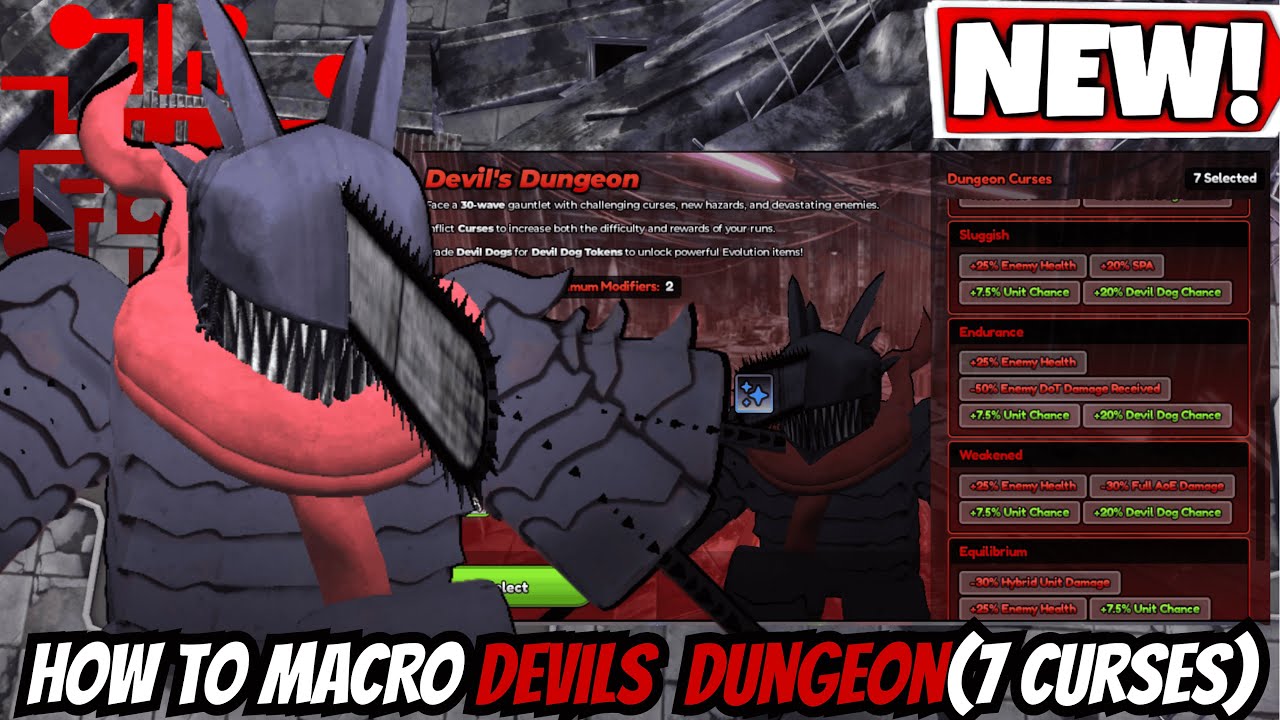 *NEW*HOW TO MACRO THE NEW DEVIL'S DUNGEON GAMEMODE(7-8 modifiers ...