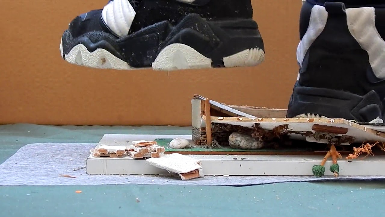 Basketball boots crushing house - YouTube