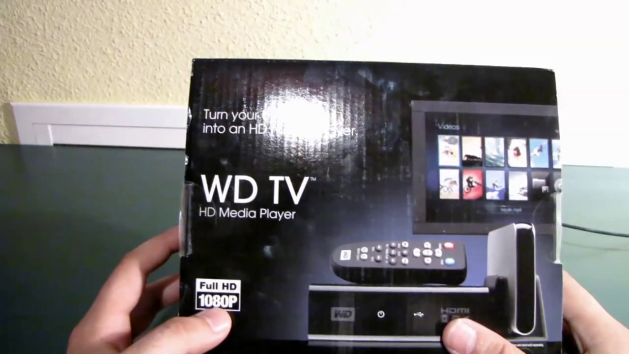 UNBOXING Western Digital - WD TV HD Media Player - YouTube