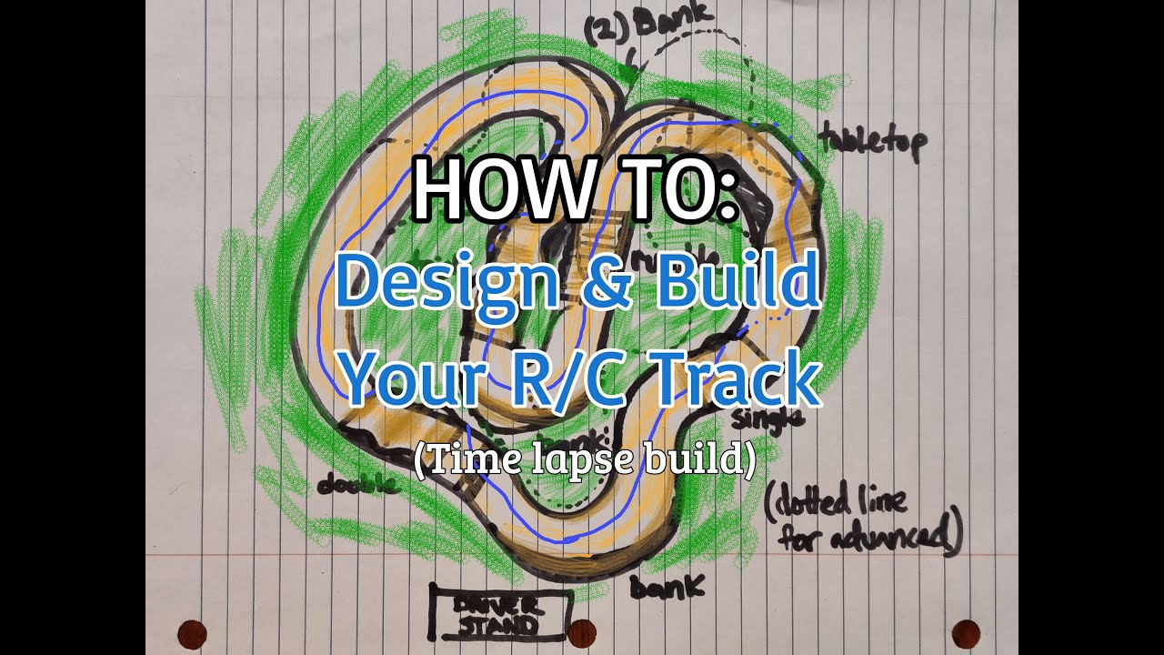 How to: Design RC Track - How to build R/C track - YouTube