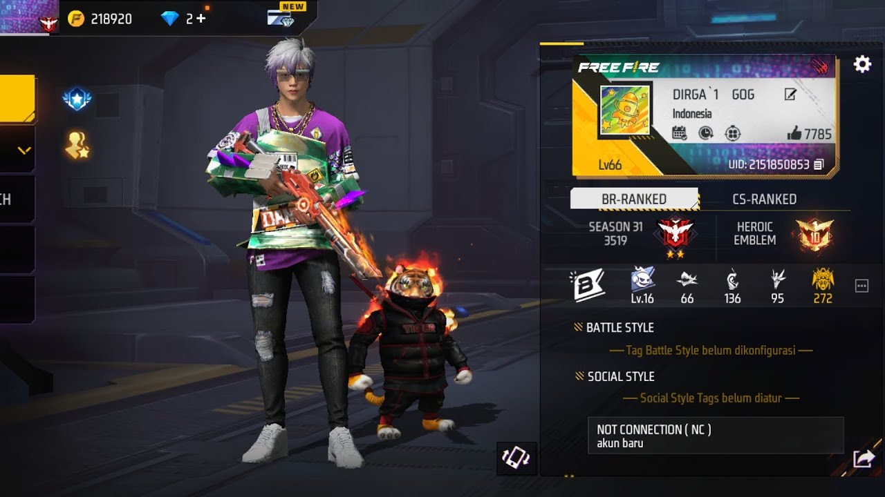 ketika heroic carry team grand master || DIRGA carry us free fire ...