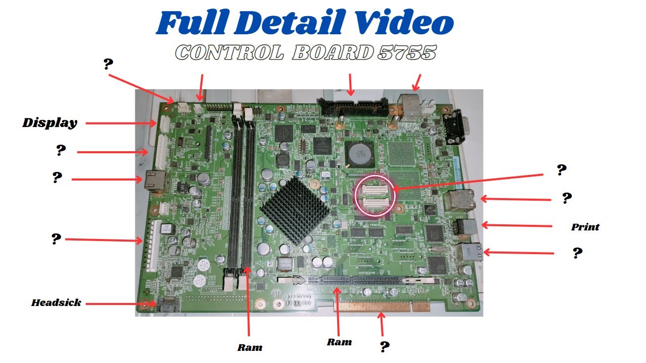 WC Xerox Control Board Detail Video Xerox Electronics Board Detail ...