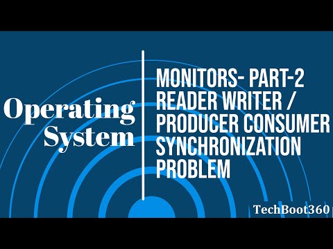 Monitor Operating system | Reader Writer | Producer Consumer |classical problem of  Synchronization