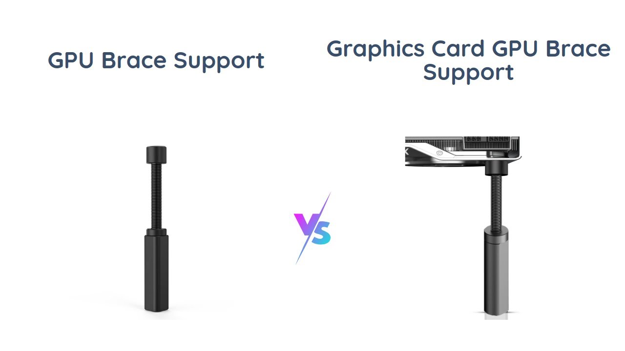 Graphics Card GPU Brace Comparison: All-aluminum vs Universal VGA ...