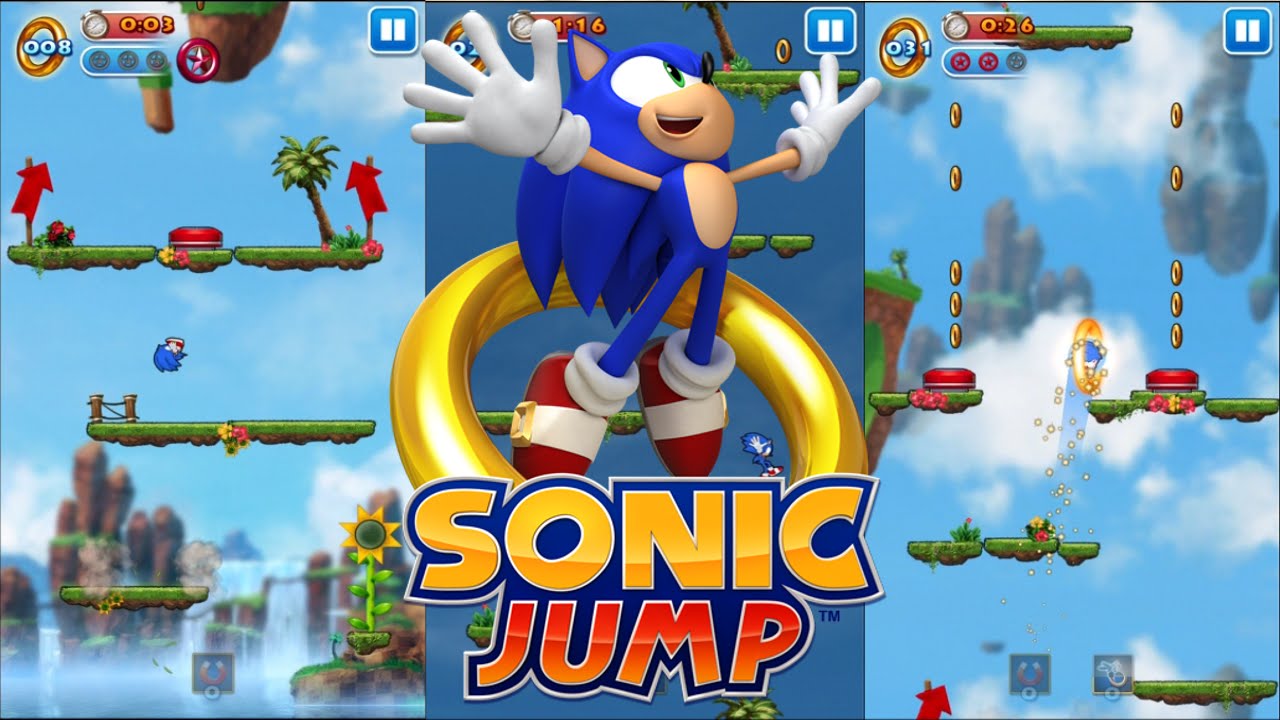 Sonic Jump (iOS) - Green Hill Zone Act 1-6 - YouTube