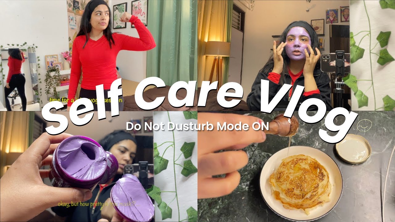 Self Care Vlog 🫧🎀 🌸 | Making Pancakes, Face Mask, Everything Shower ...