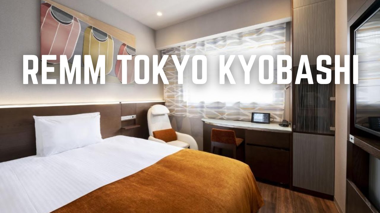 REMM TOKYO Kyobashi Hotel room tour! Luxury massage chair in room - YouTube