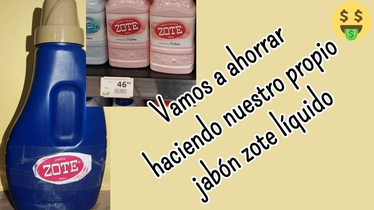 Jabón Zote Líquido Casero. Me ahorre mucho. - YouTube