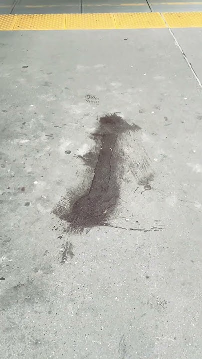 What is that? Blood on sidewalk? - YouTube