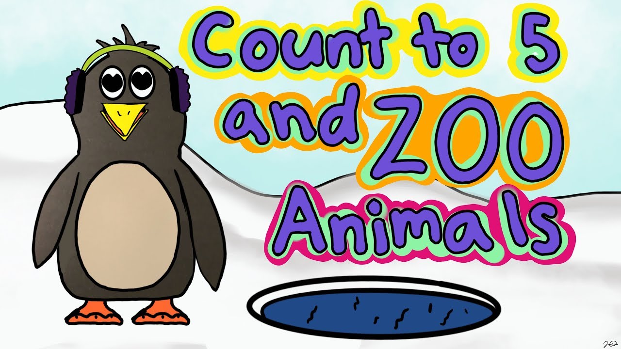 Count to 5 and Zoo Animals - YouTube