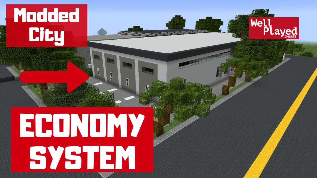Economy With Currency Mod!! | Minecraft Modded City Ep 10 - YouTube