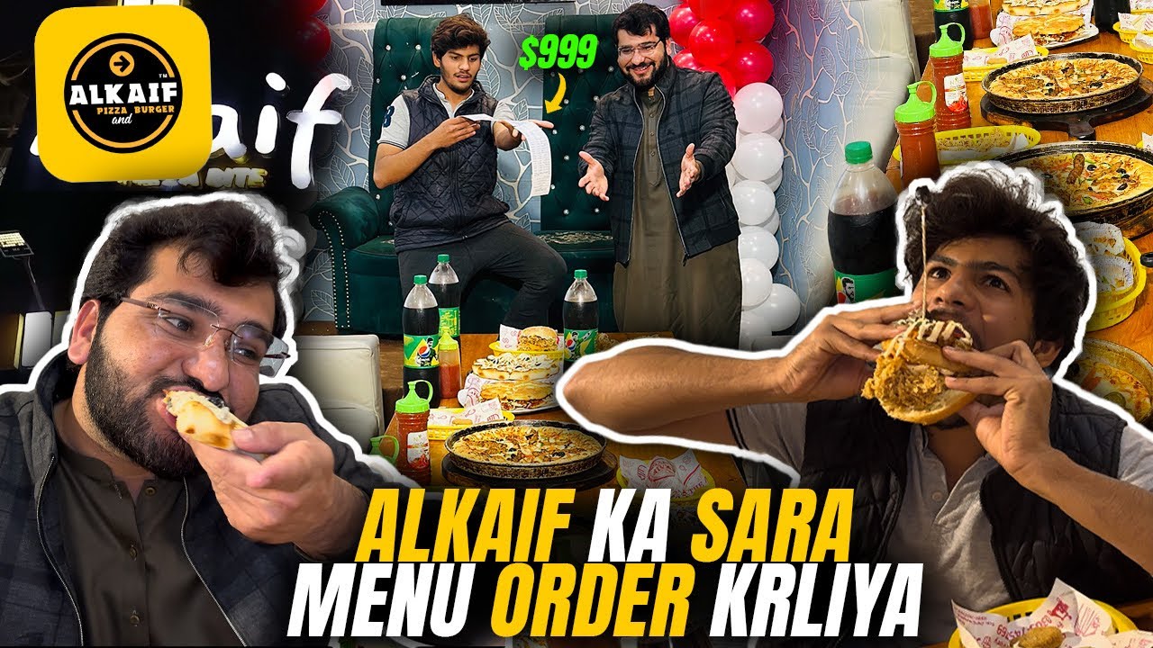 alkaif ka sara menu order kar liya🤤 | 63000 ka bill 💸 - YouTube