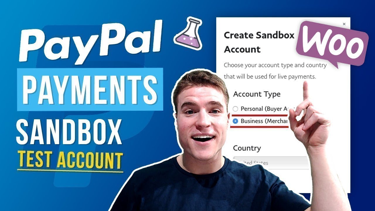 Create A PayPal Sandbox Account On WooCommerce PayPal Payments YouTube