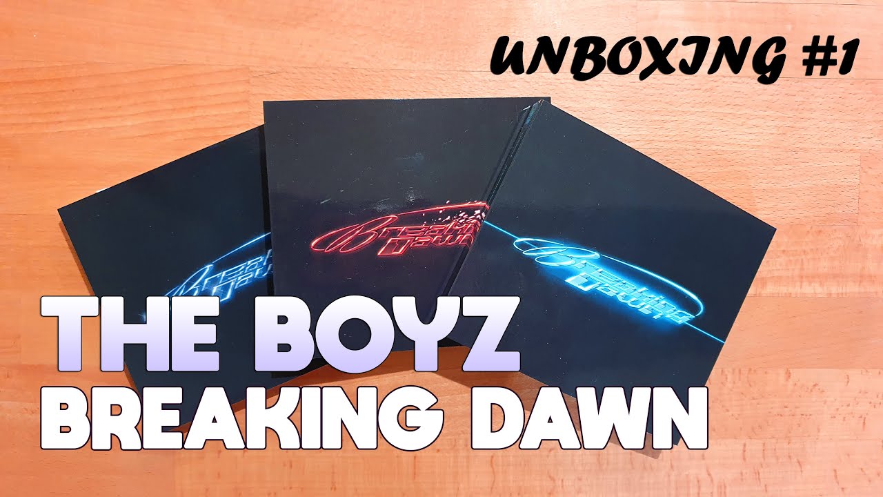 [FR/ENG] - THE BOYZ Breaking Dawn - Album unboxing - YouTube