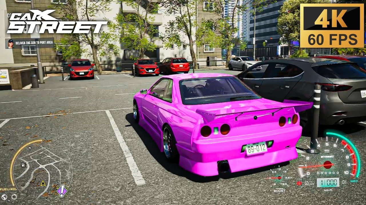 CarX Street 4k 60 FPS | Maxed out Graphics Gameplay Nissan GTR R34 ...