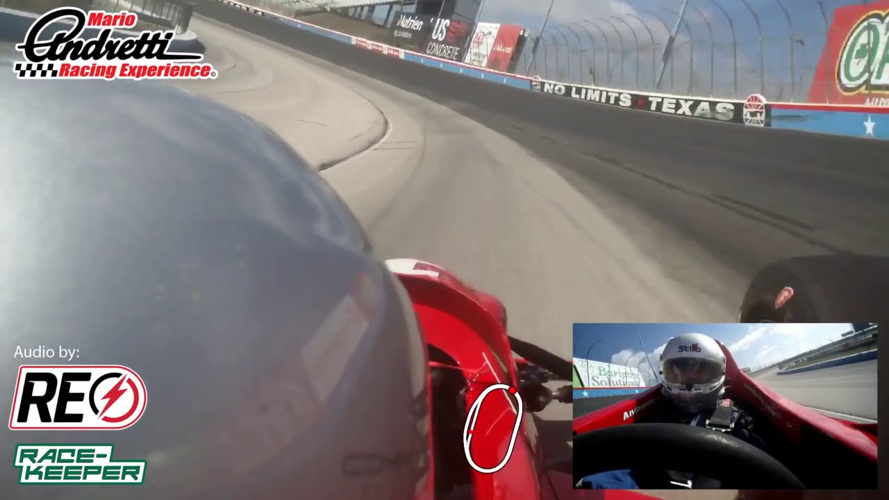 Andretti Indy car experience - Texas Motor Speedway - YouTube