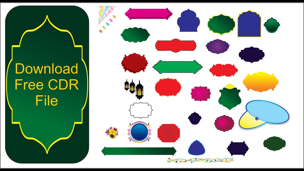 CDR VECTOR DESIGN | ISLAMIC CDR FILE - YouTube